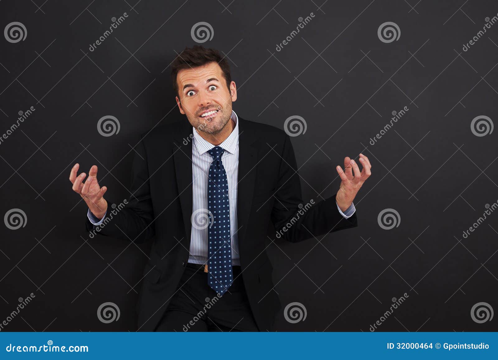 Angry man stock photo. Image of handsome, breakdown, disaster - 32000464