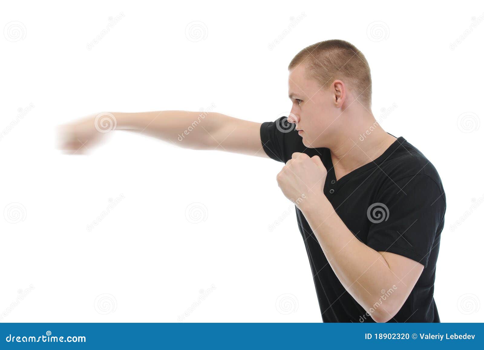 Angry man punched stock photo. Image of face, beautiful - 18902320