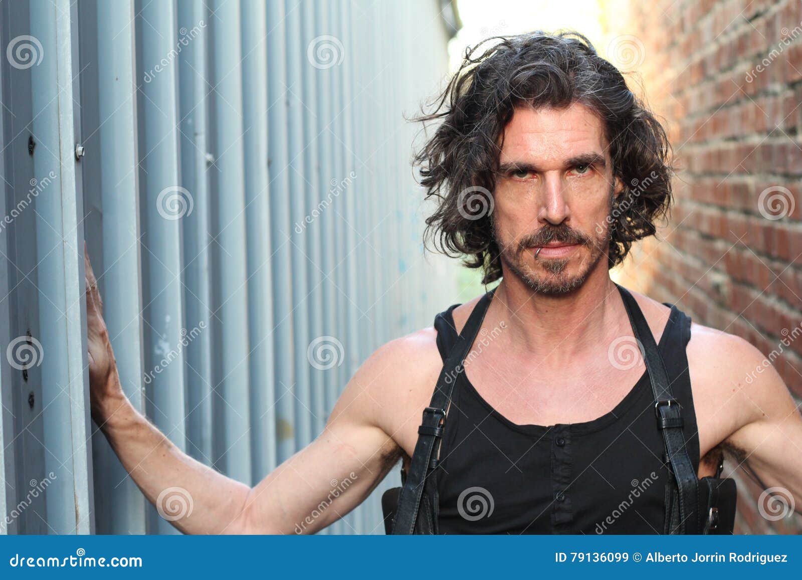 Angry Man S Portrait in Cinematic Setting Stock Image - Image of hatred ...