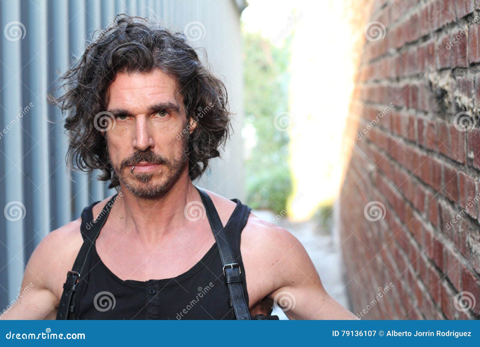 Angry Man S Portrait in Cinematic Setting Stock Image - Image of male ...
