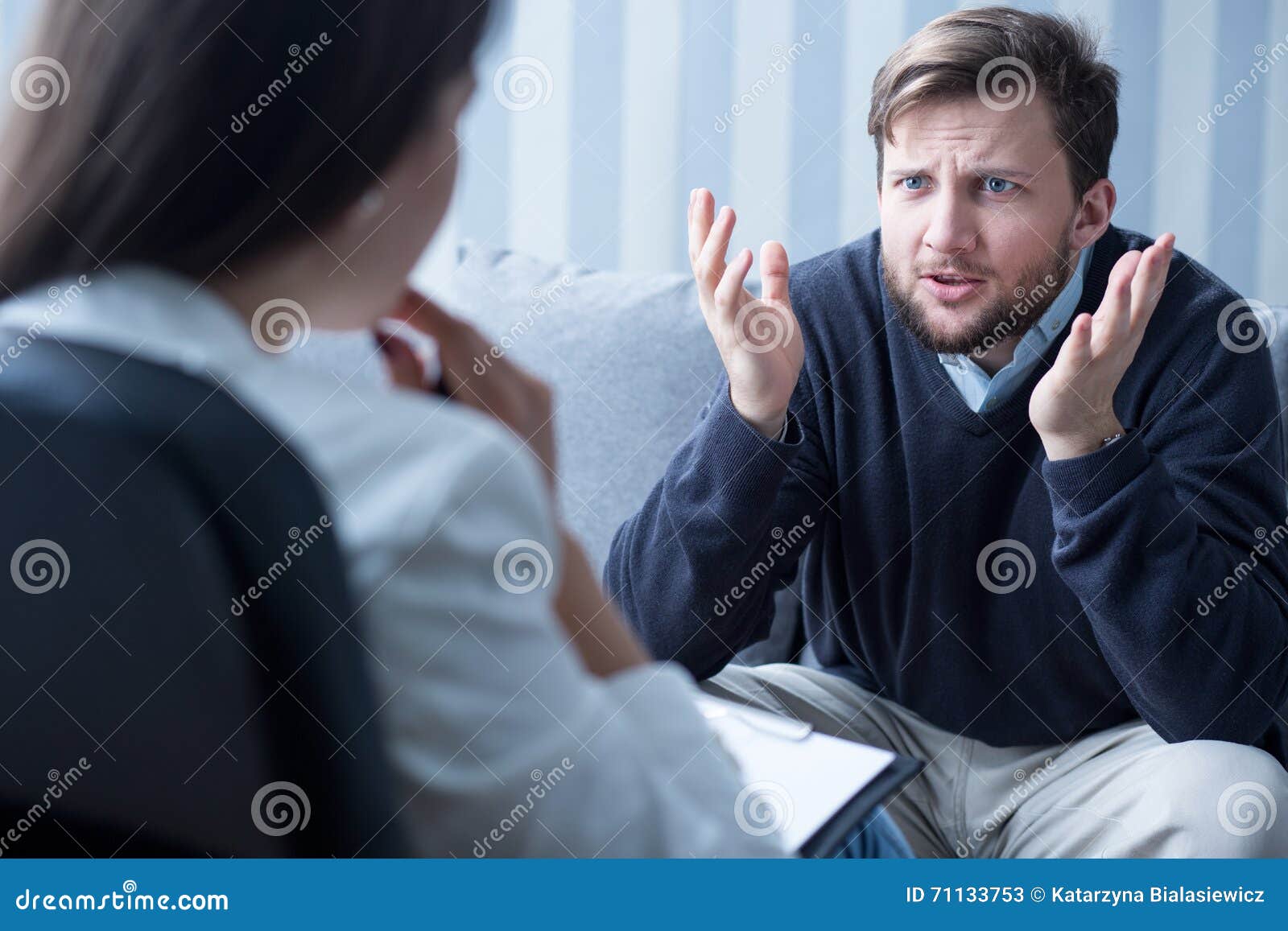Angry man on session stock image. Image of session, worried - 71133753