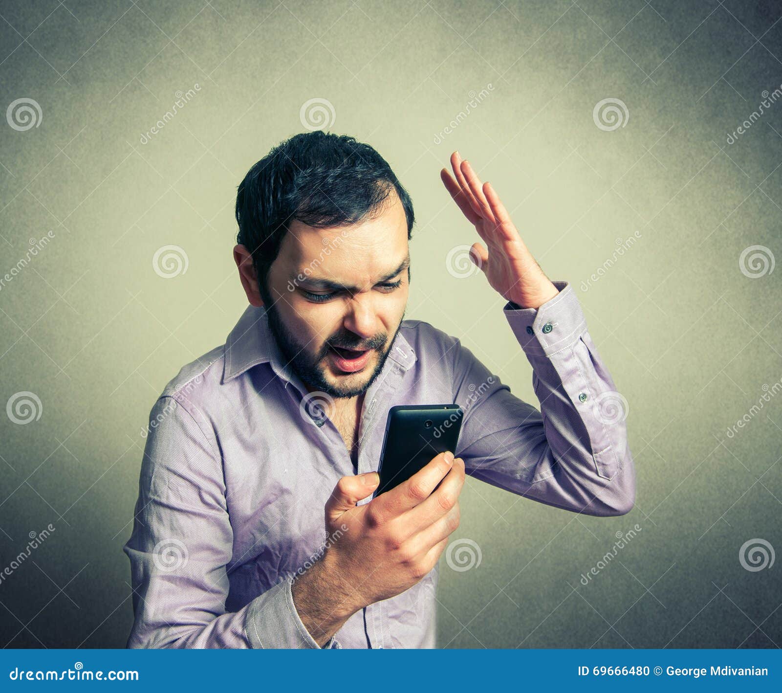 Angry Man Shouting on Phone Stock Photo - Image of furious, frustrated ...