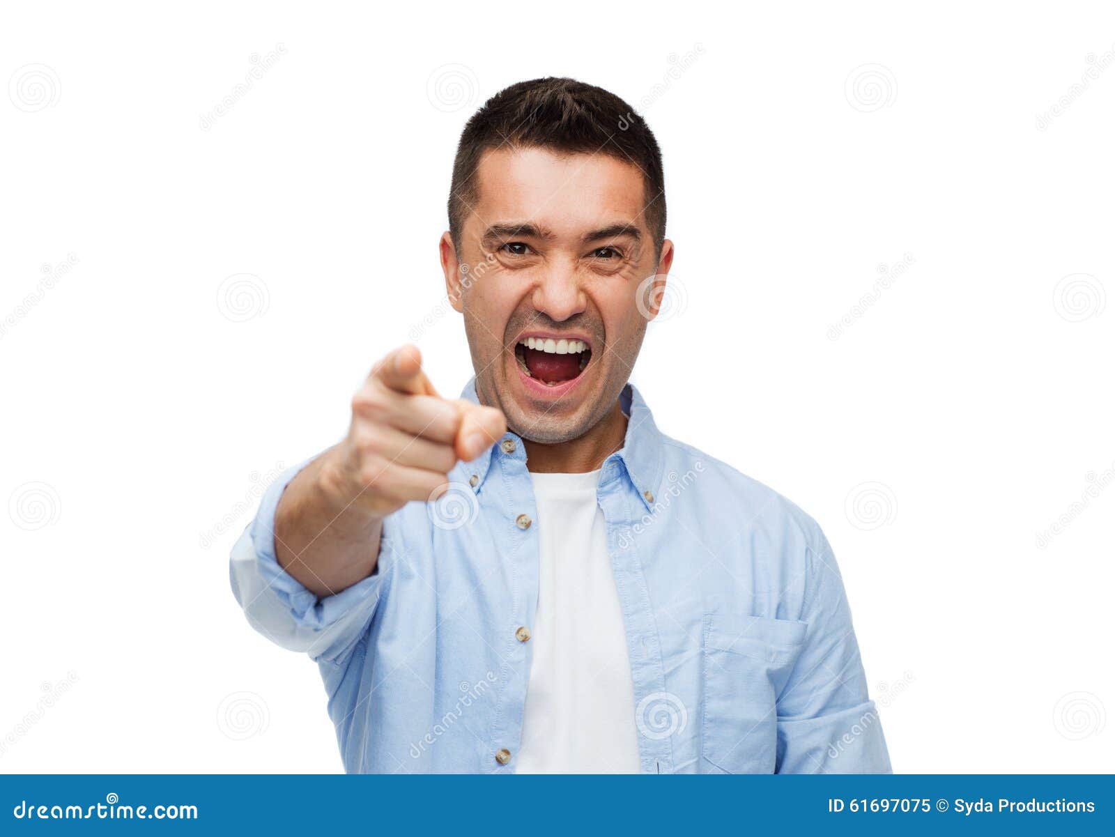 Angry Man Pointing Finger Angry Man Pointing Finger