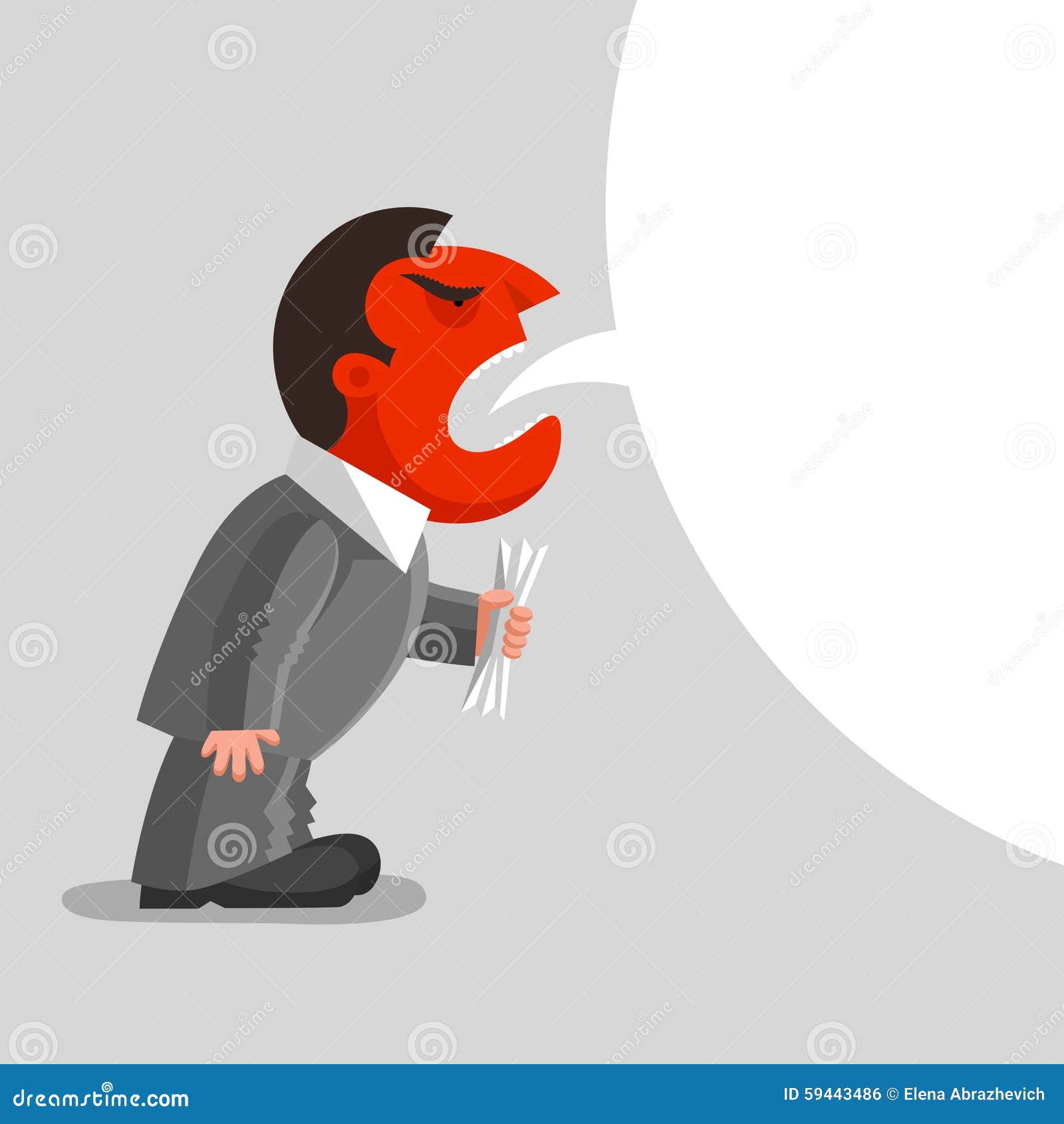 Discrepancy And Human Mind - Pictured As Word Discrepancy Inside A Head ...