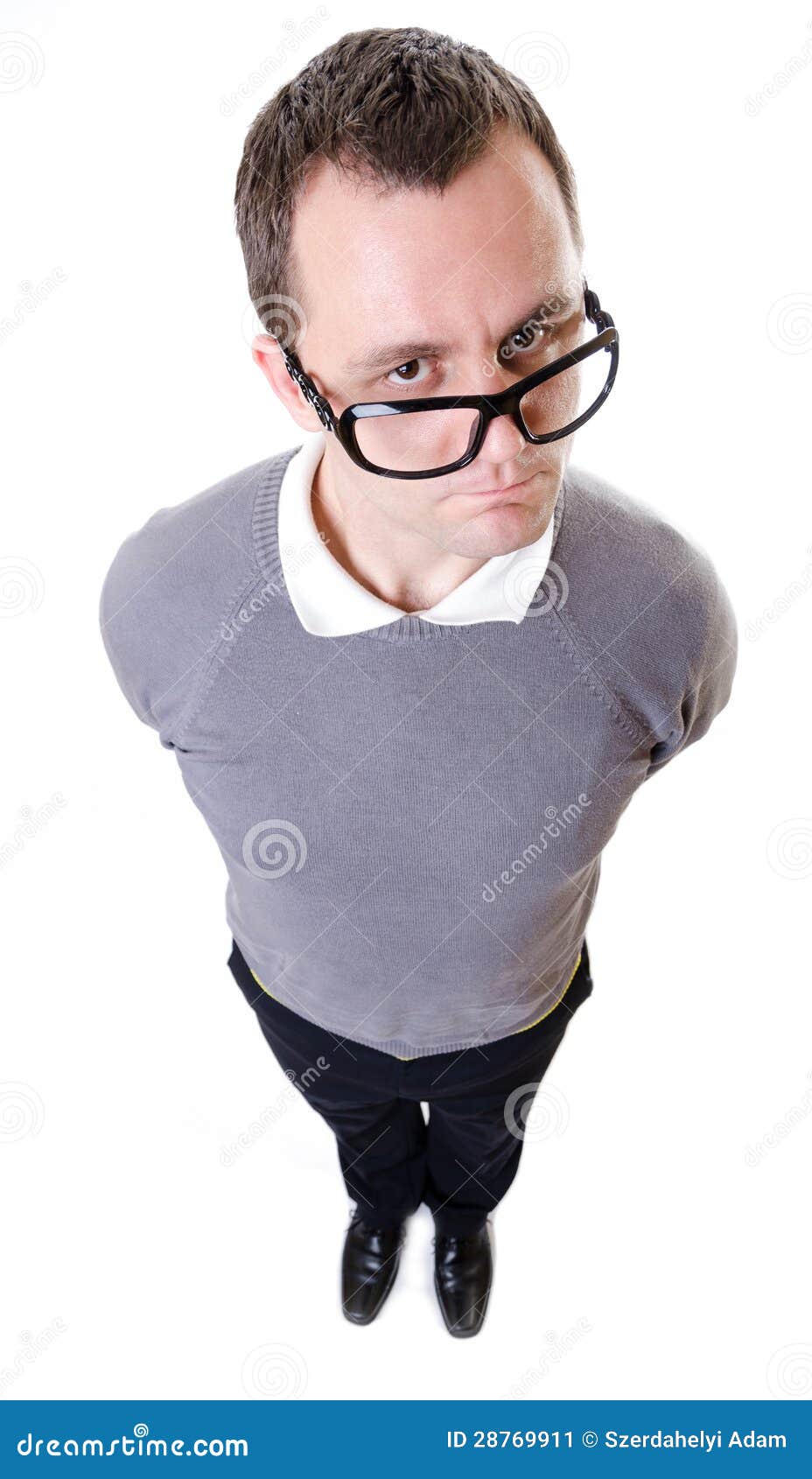 Angry man standing stock image. Image of emotions, angry - 28769911