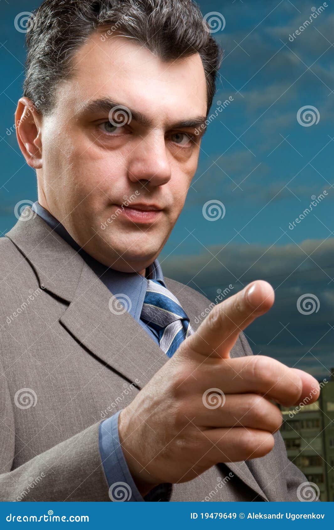 Angry man in a suit stock image. Image of caucasian, successful - 19479649