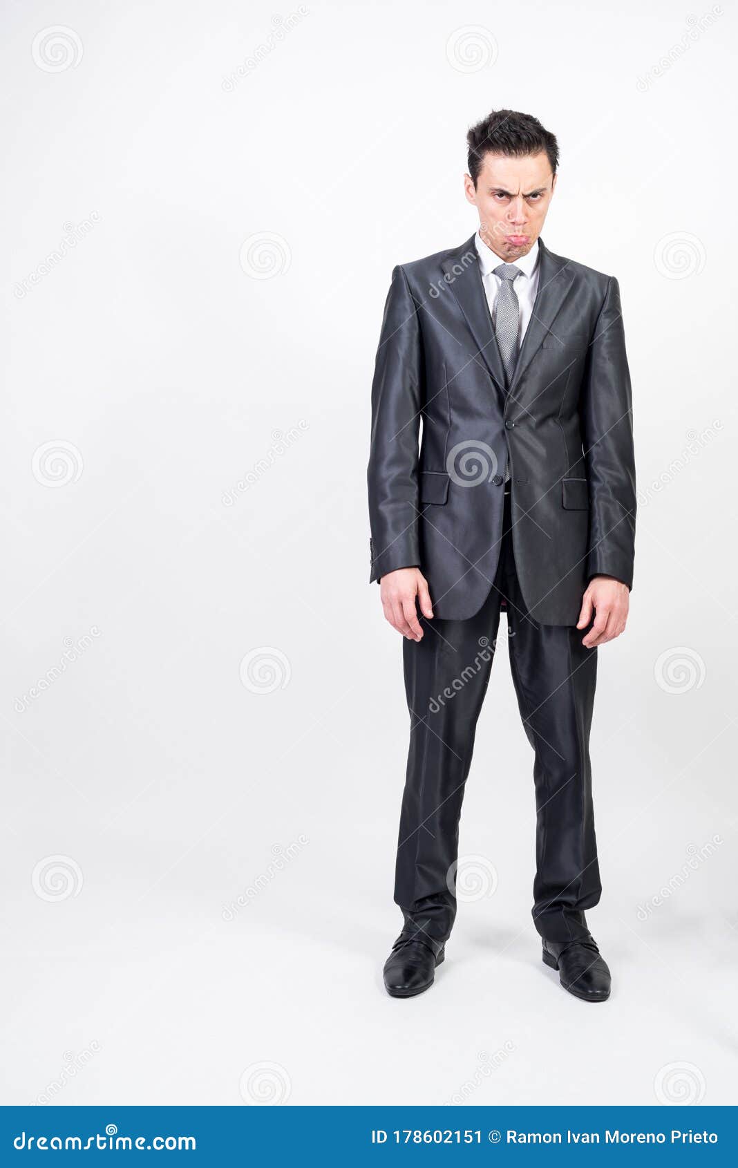 Angry man in suit stock image. Image of suit, fighting - 178602151