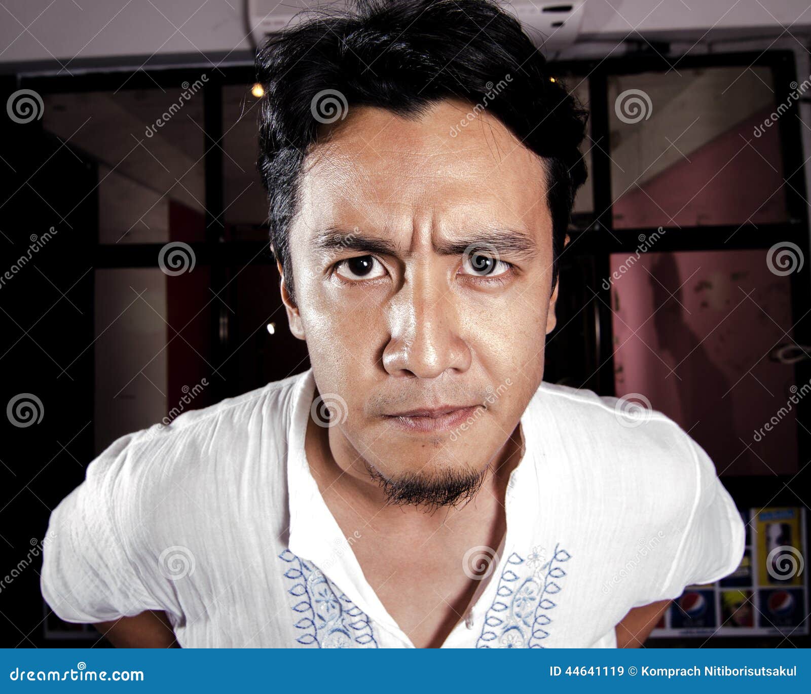 Angry Man stock image. Image of portrait, seriously, action - 44641119