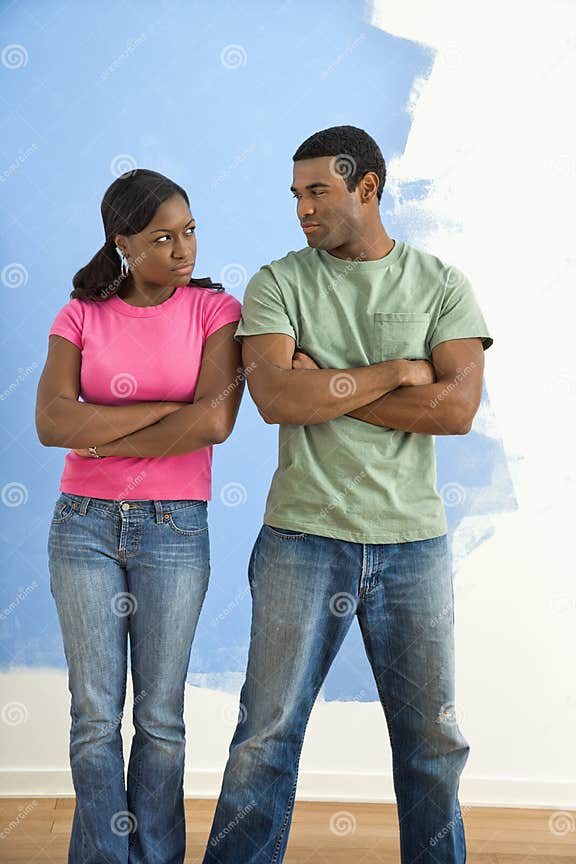 Angry man and woman. stock photo. Image of male, relationship - 6152704