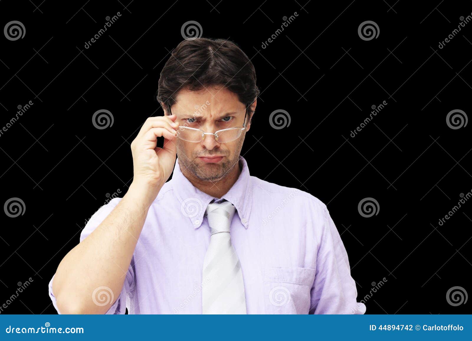 Angry manager stock photo. Image of check, observe, people - 44894742