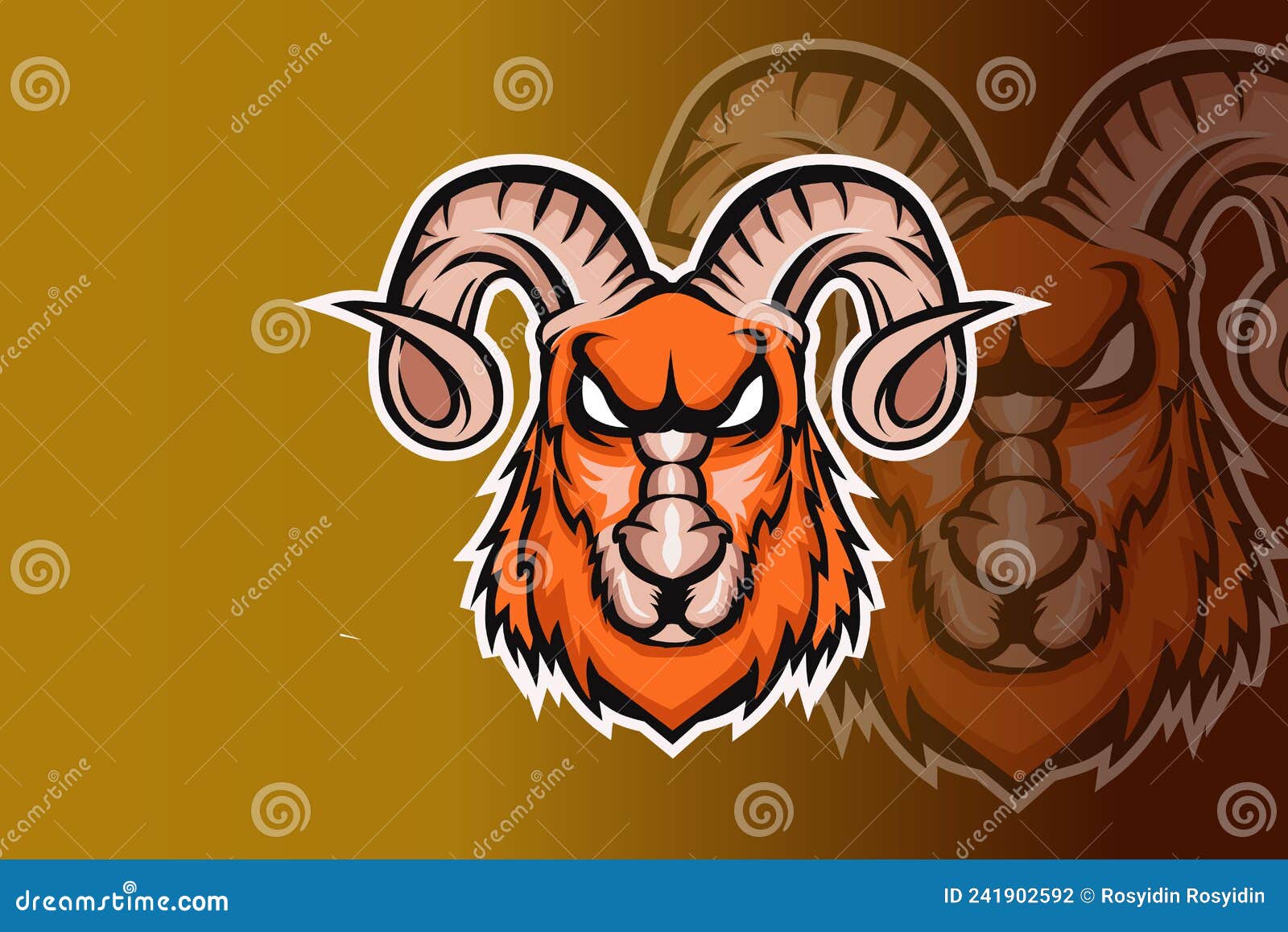 Angry Mascot Logo for Electronic Sport Gaming Logo Stock Vector ...
