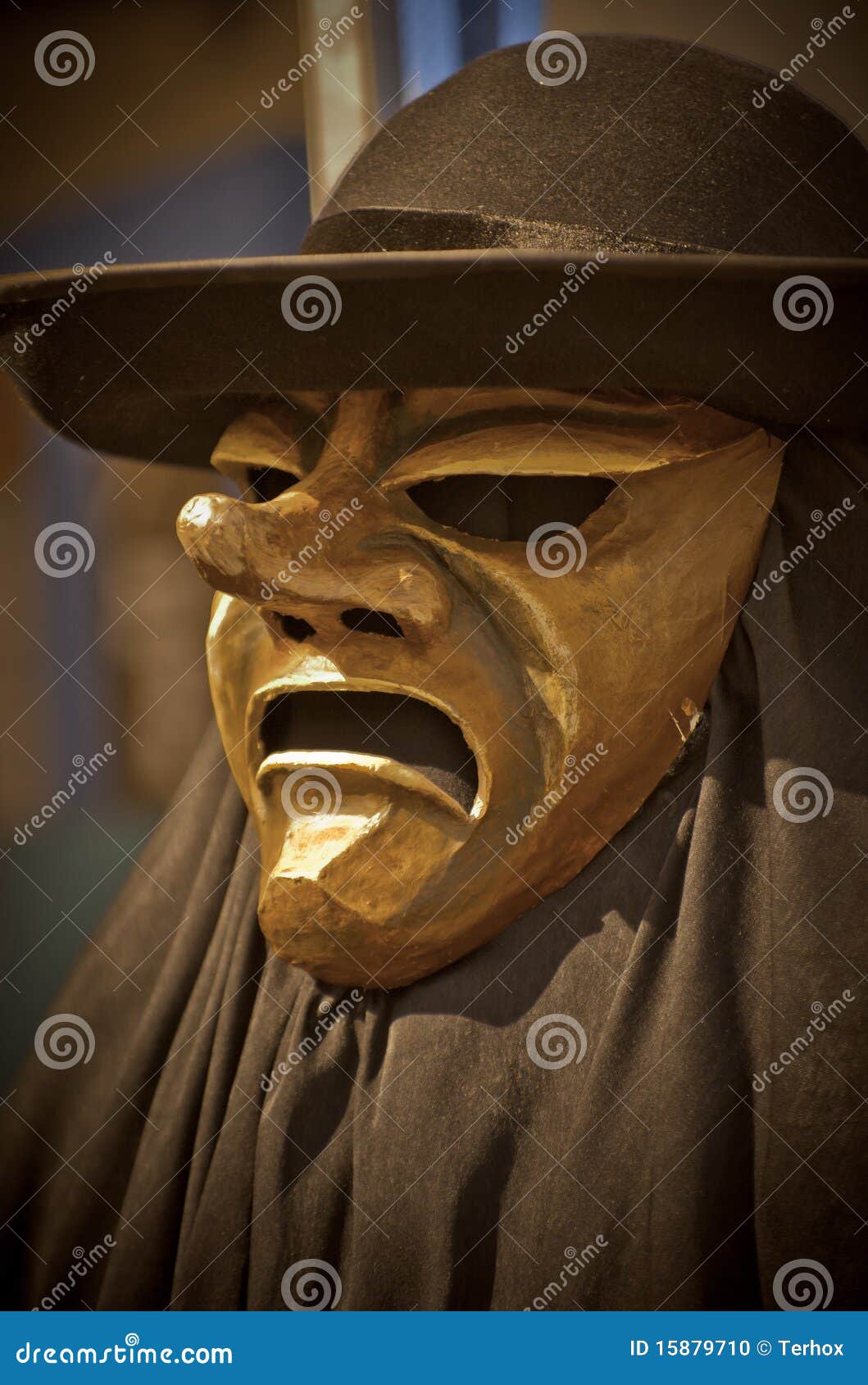 Angry mask with hat stock photo. Image of angry, animosity - 15879710