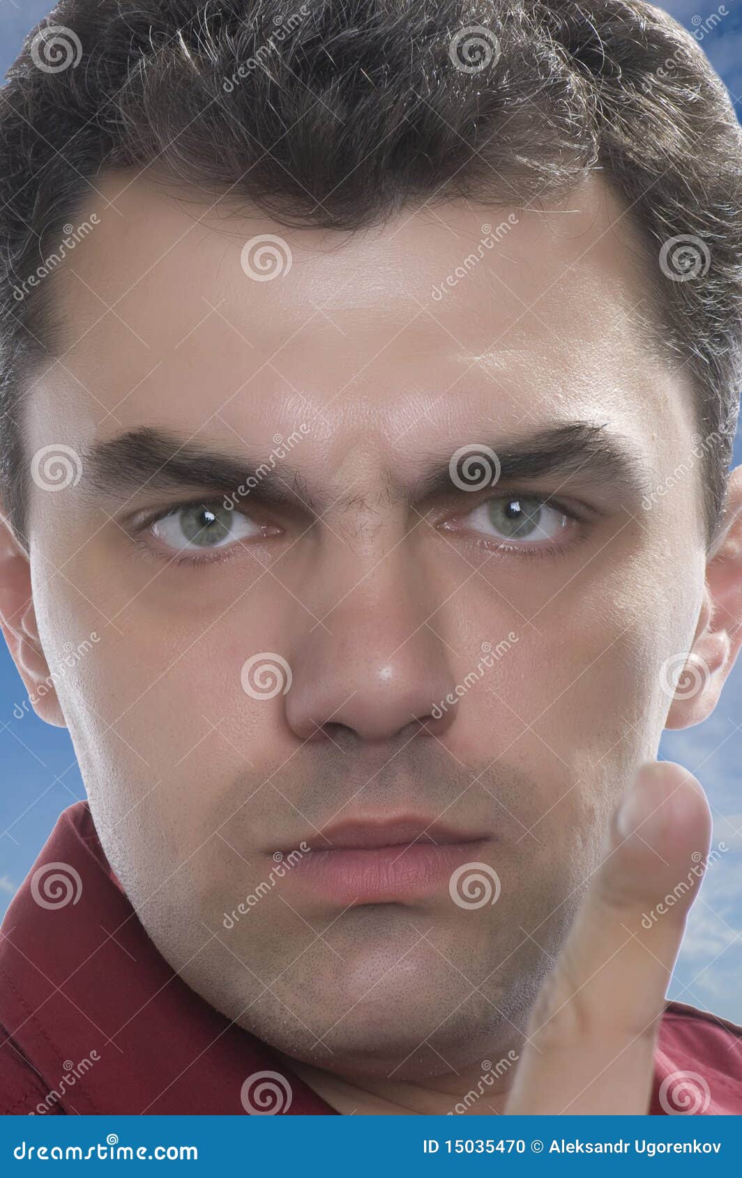 Angry men stock photo. Image of heavy, person, pose, cloud - 15035470