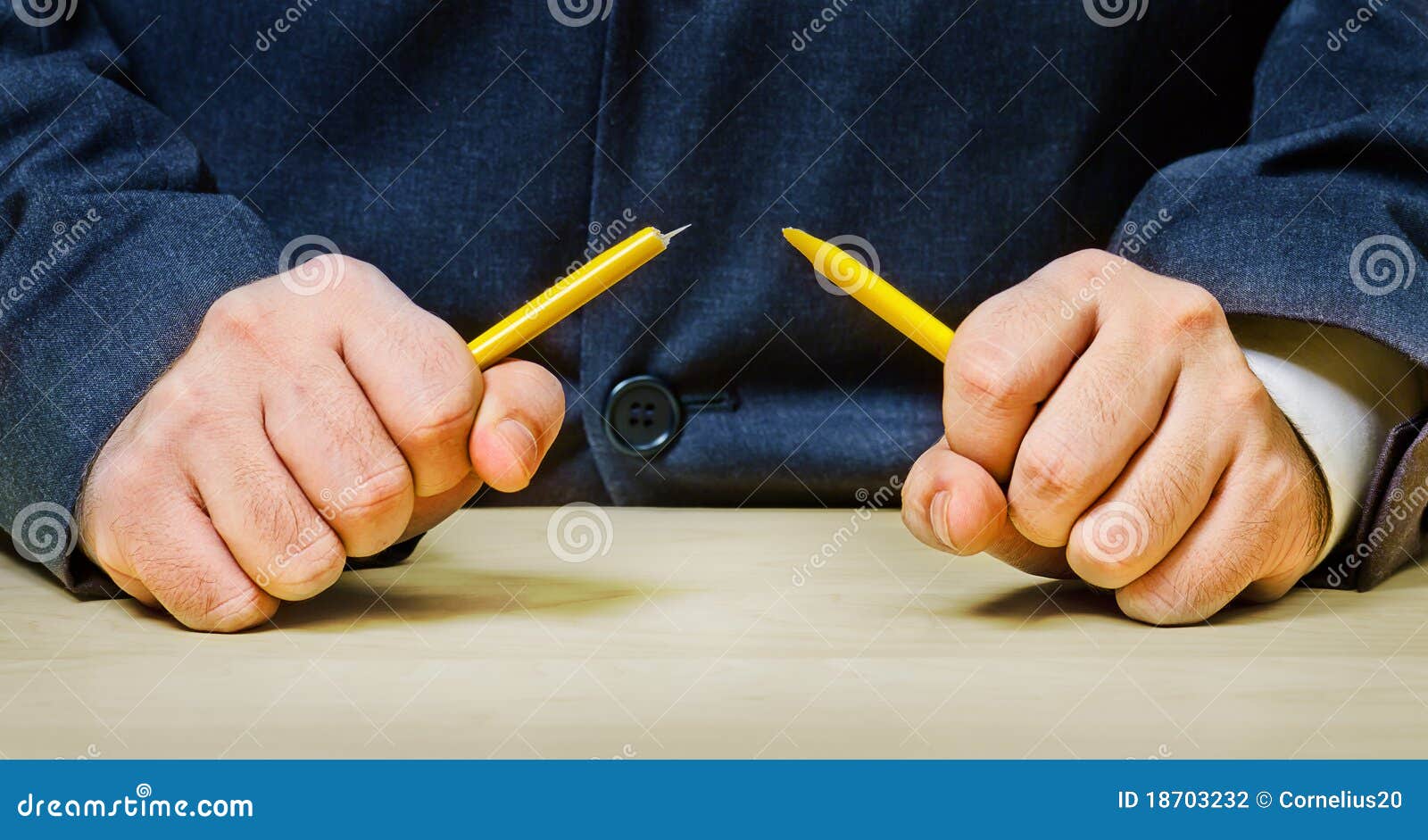 Angry Men Breaking a Pencil Stock Photo - Image of paper, furious: 18703232