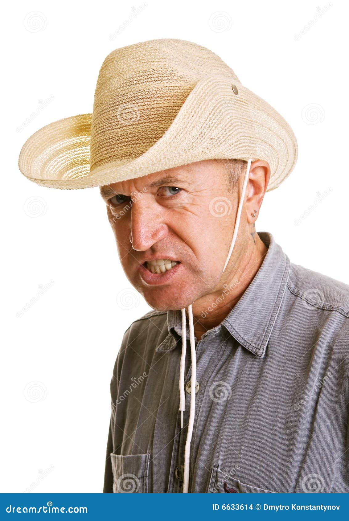 Angry middle-aged man stock photo. Image of person, bald - 6633614