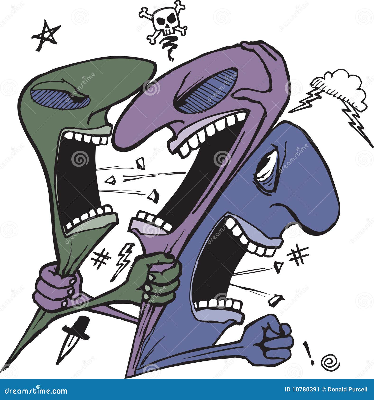 Angry mob stock illustration. Illustration of angry, riot - 10780391