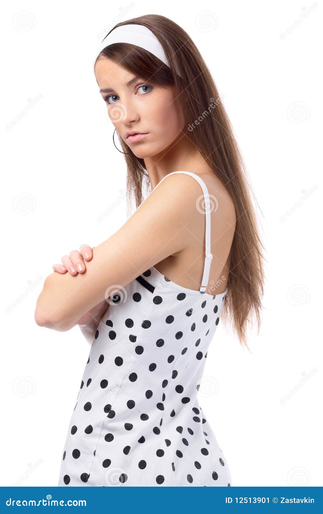 Angry model stock image. Image of haired, expression - 12513901