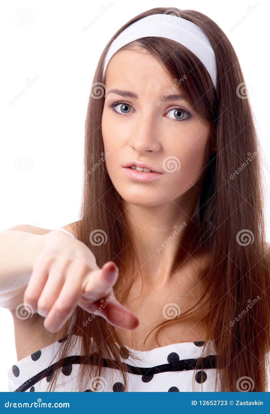 Angry model stock image. Image of european, beautiful - 12652723