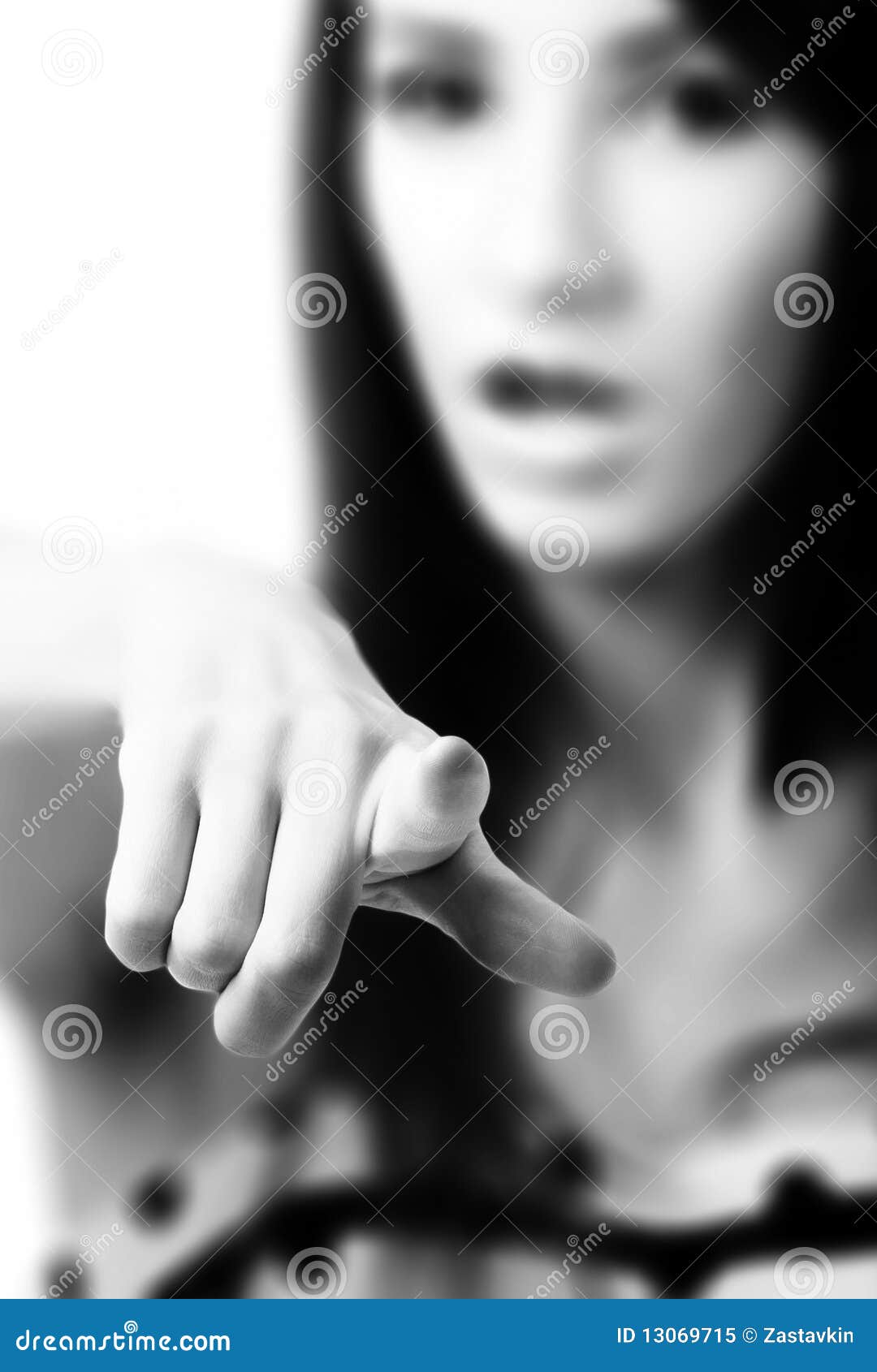 Angry model stock image. Image of blame, human, dress - 13069715
