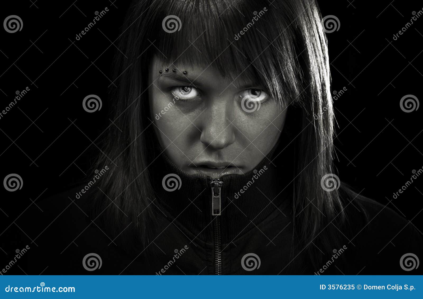 Angry Model. Picture Image: 3576235