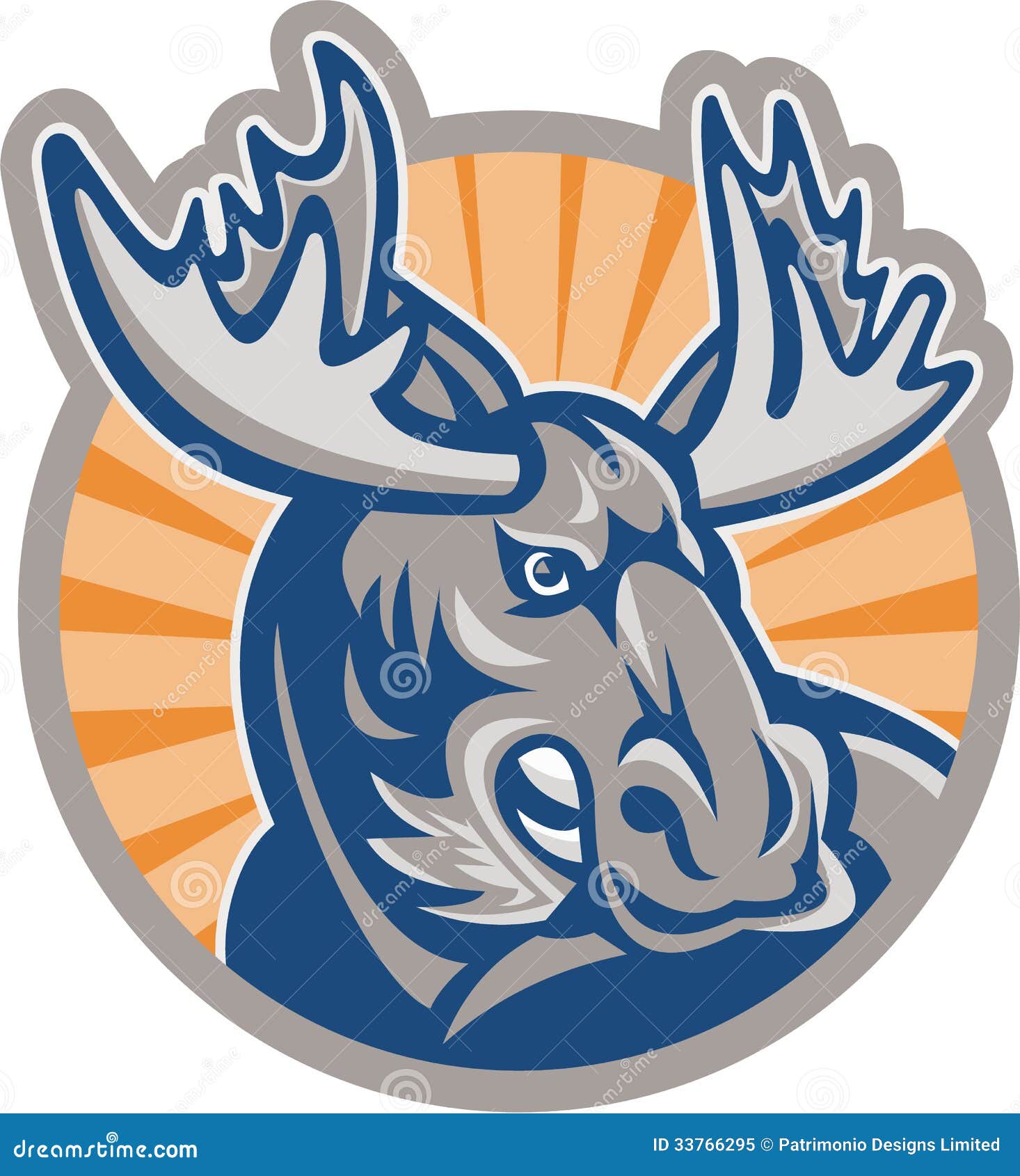 Moose Retro Stock Illustrations – 1,844 Moose Retro Stock Illustrations ...