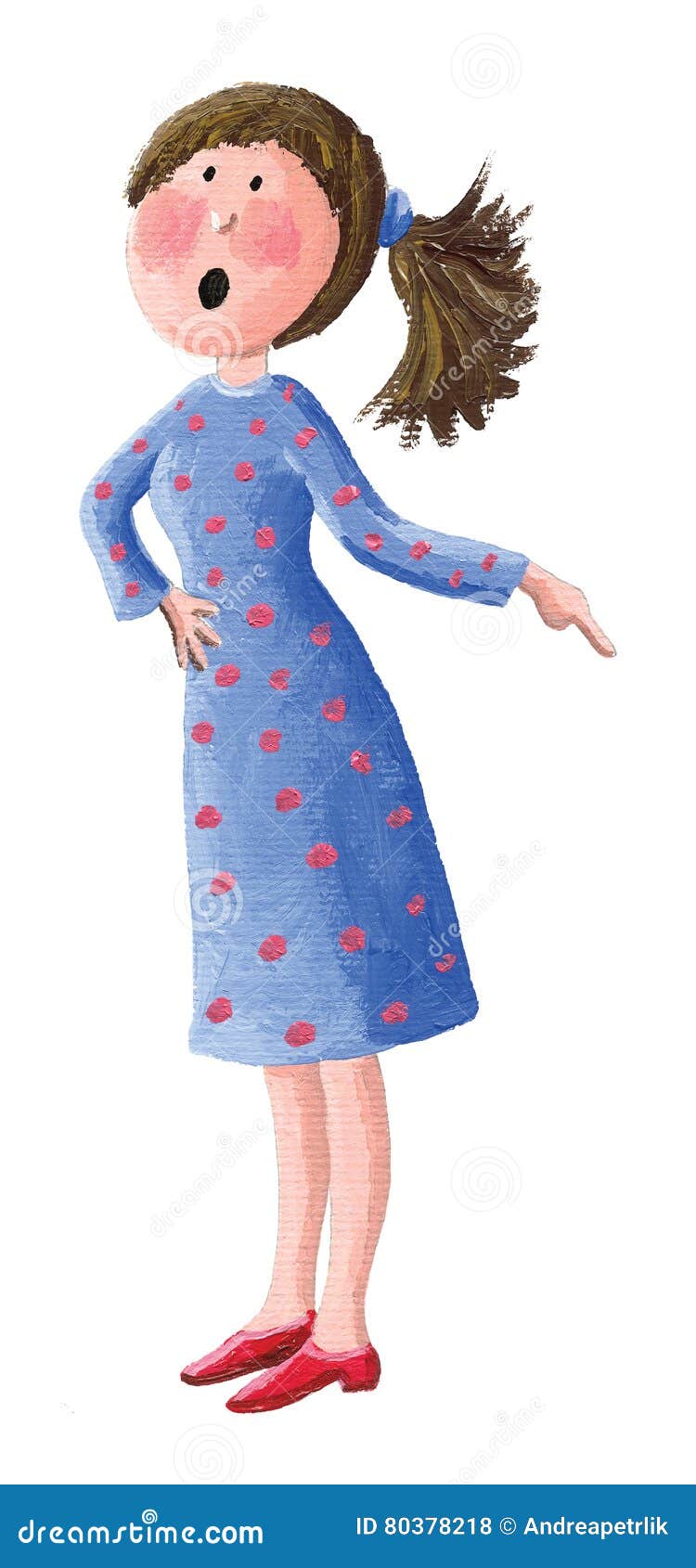 Angry mother stock illustration. Illustration of parents - 80378218