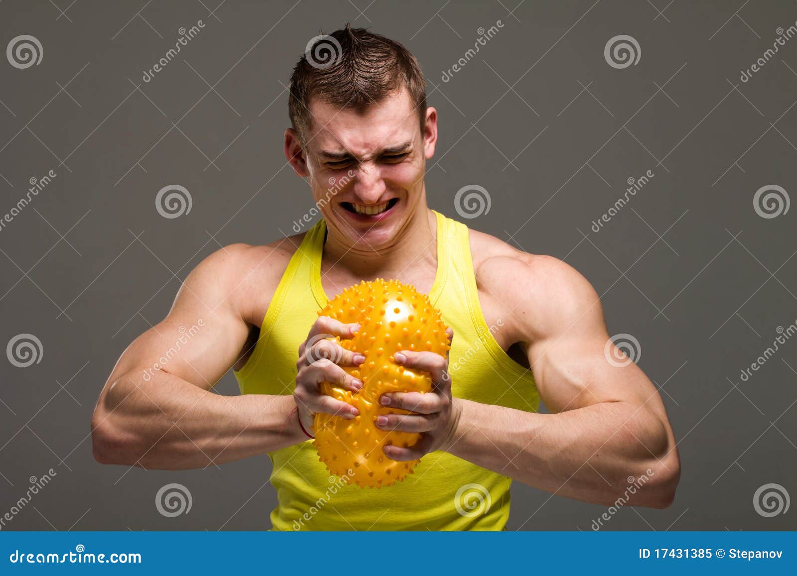Angry Muscular Man Royalty Free Stock Photo - Image: 17431385