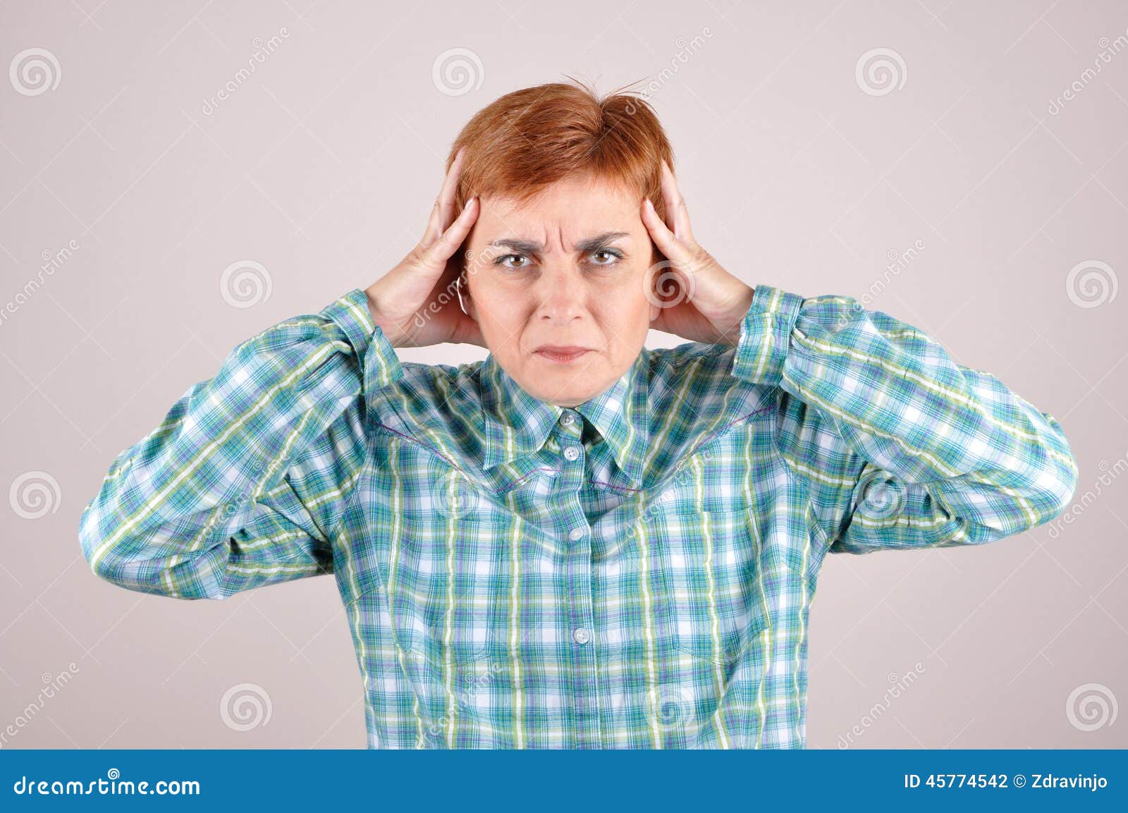 Angry and nervous woman stock photo. Image of background - 45774542