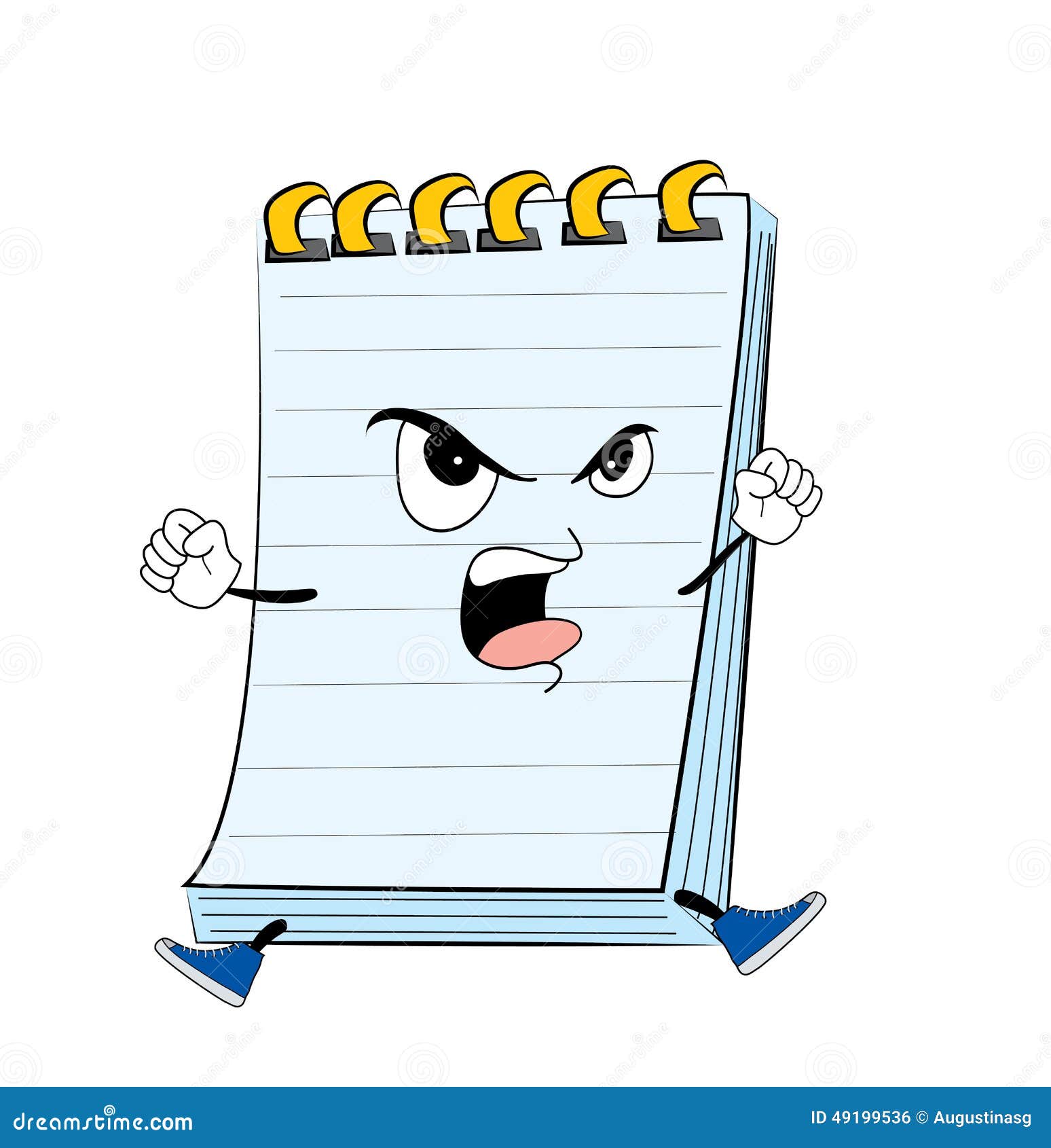 Angry Notes Cartoon Stock Illustration | CartoonDealer.com #49199536