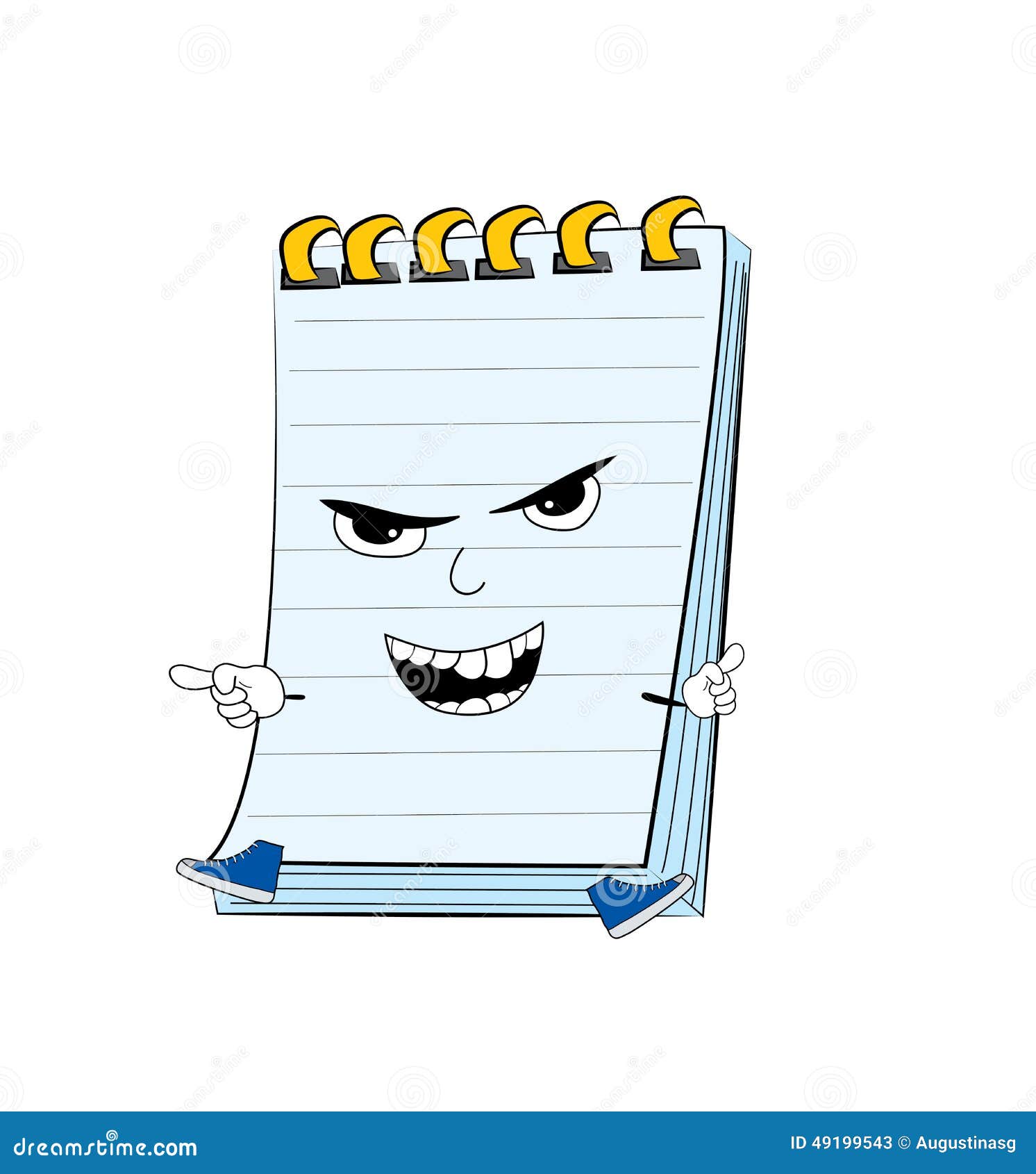 Angry Notes Cartoon Stock Illustration | CartoonDealer.com #49199536