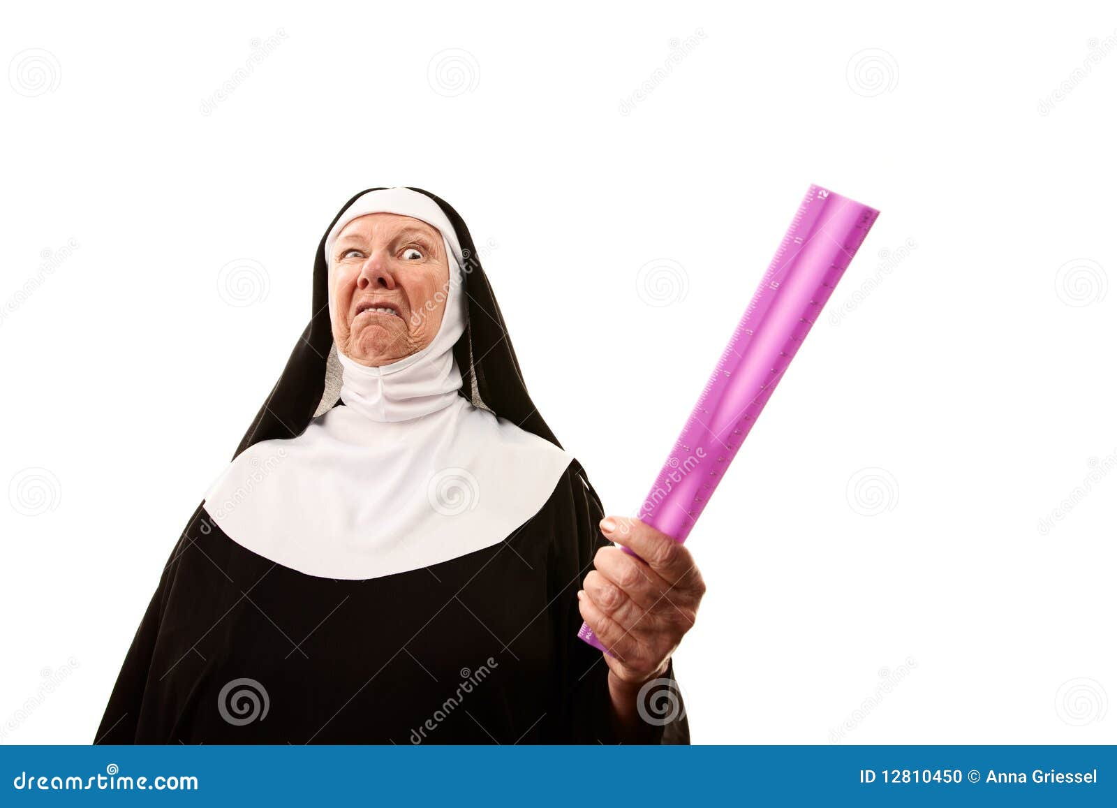 Angry Nun stock photo. Image of aggressive, expression - 12810450
