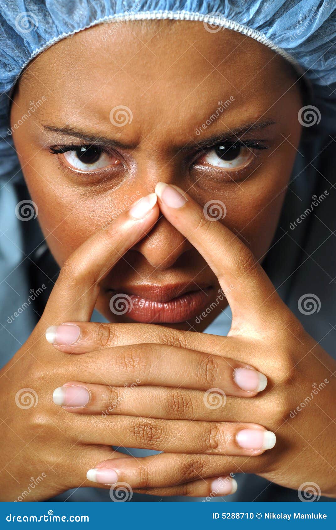 Angry nurse stock photo. Image of depression, disappointed - 5288710