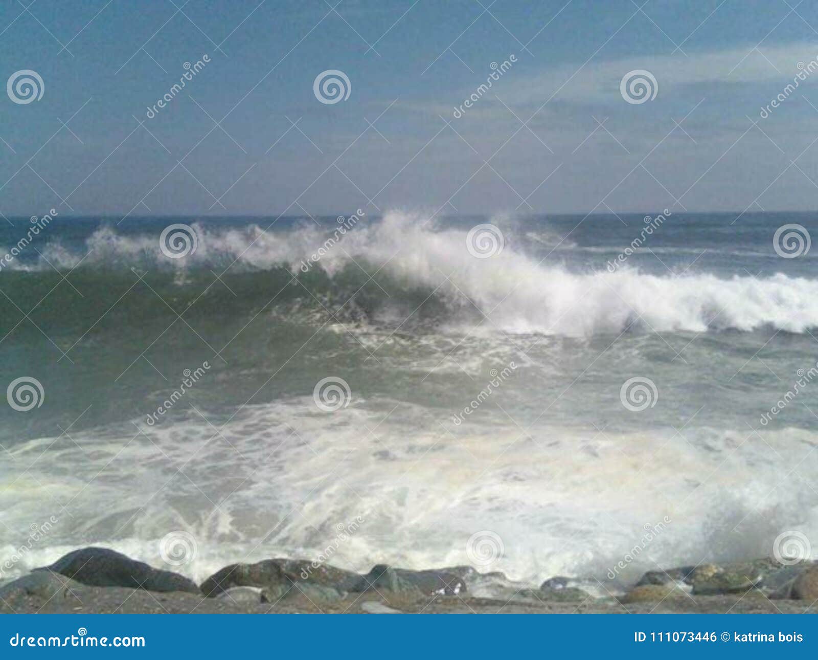 The Angry Ocean stock photo. Image of marshfield, rock - 111073446
