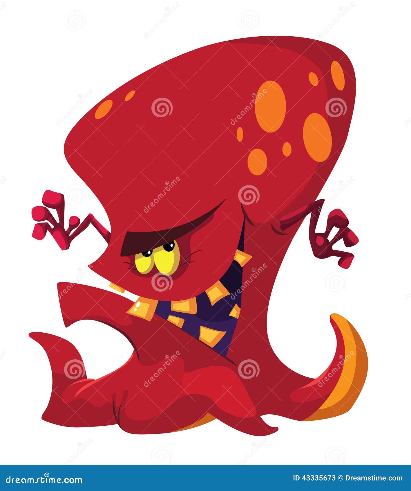 Evil Octopus Cartoon