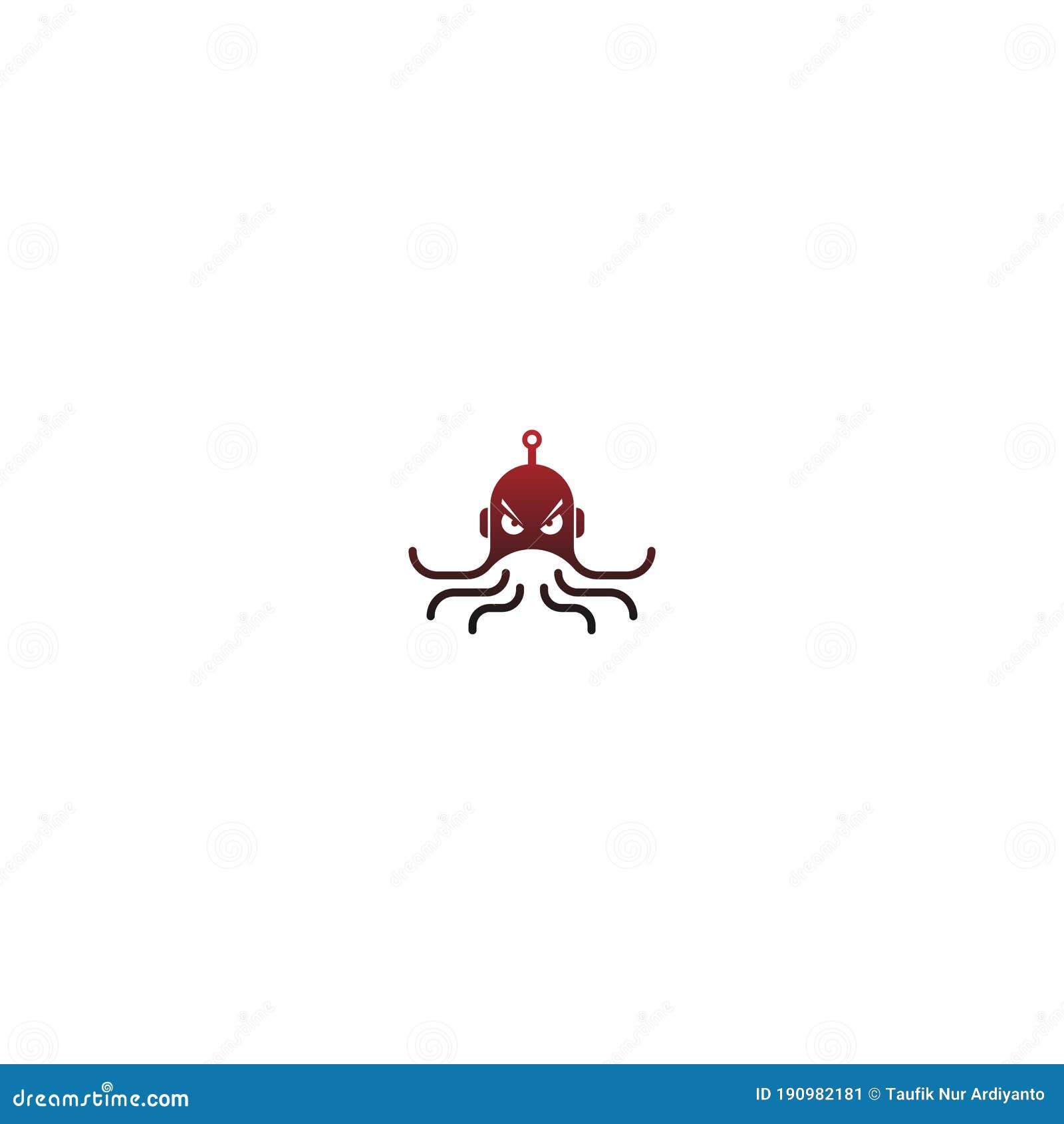 Octopus Robot Logo Vector Stock Image | CartoonDealer.com #165990721