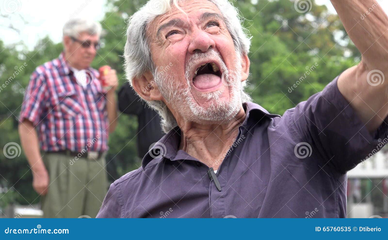 Angry Old Man Cursing stock video. Video of swear, curse - 65760535