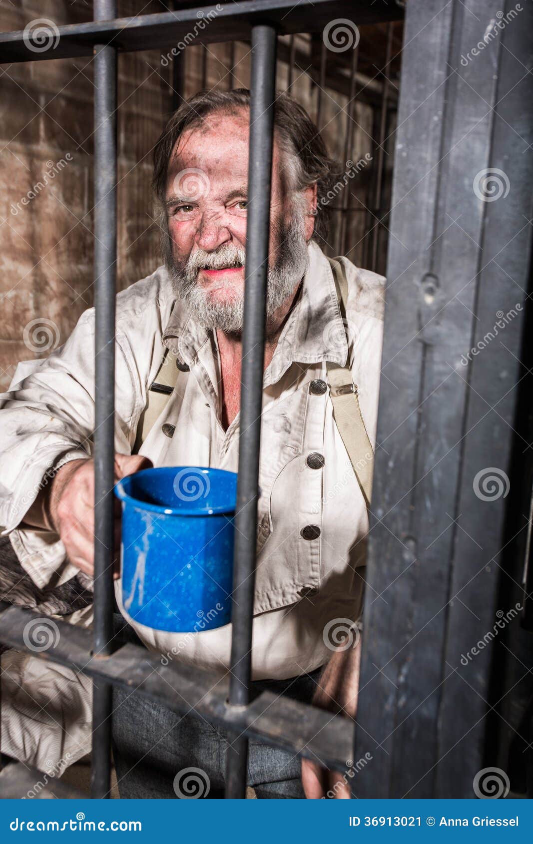 Angry Old West Prisoner stock image. Image of captured - 36913021