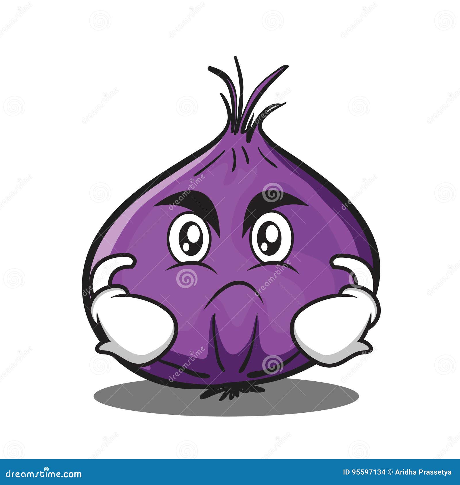 Angry Onion Character Cartoon Stock Vector - Illustration of organic ...