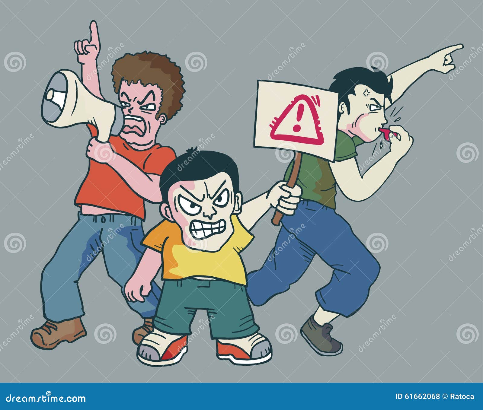 Angry People Stock Vector - Image: 61662068