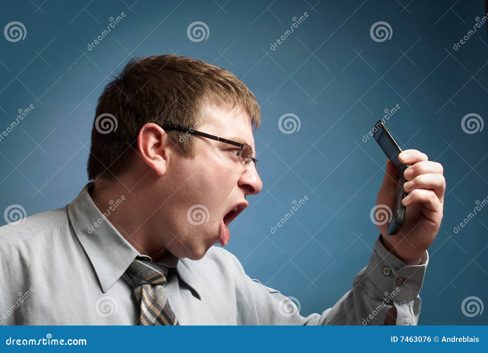 Angry on Phone stock photo. Image of copy, angry, boss - 7463076