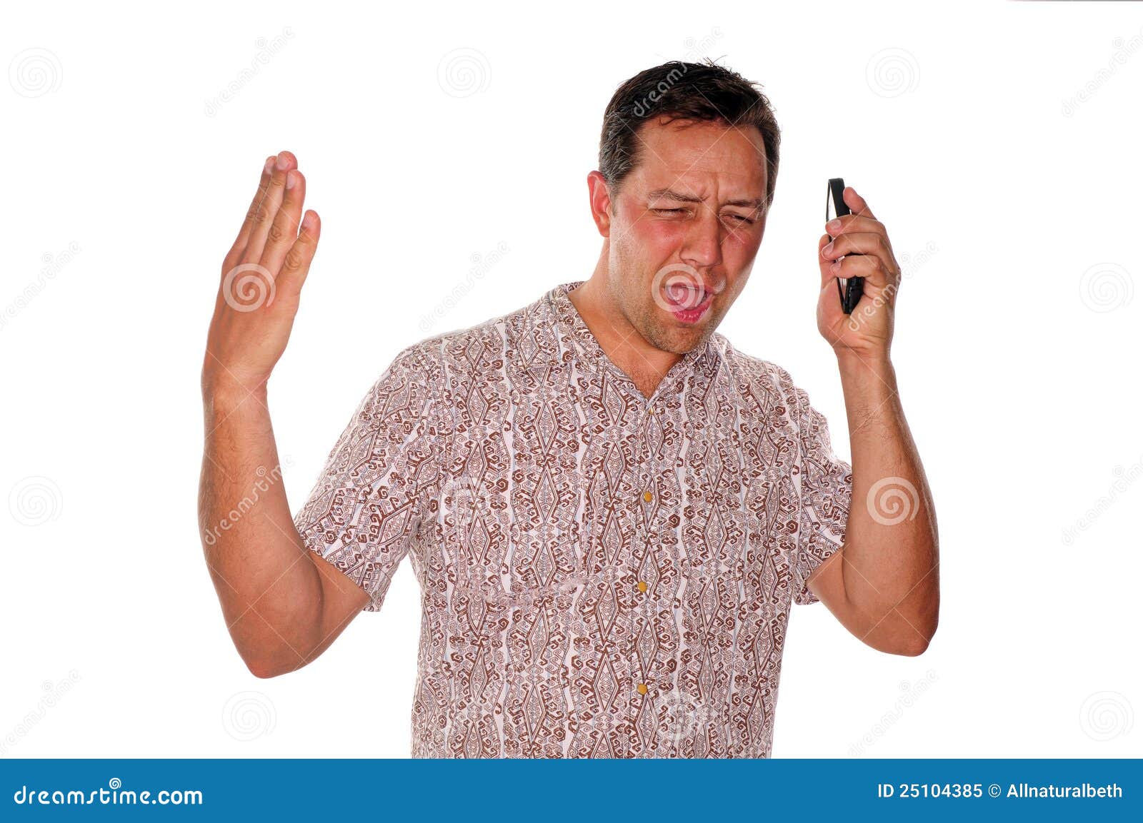 Angry phone call stock image. Image of alone, person - 25104385