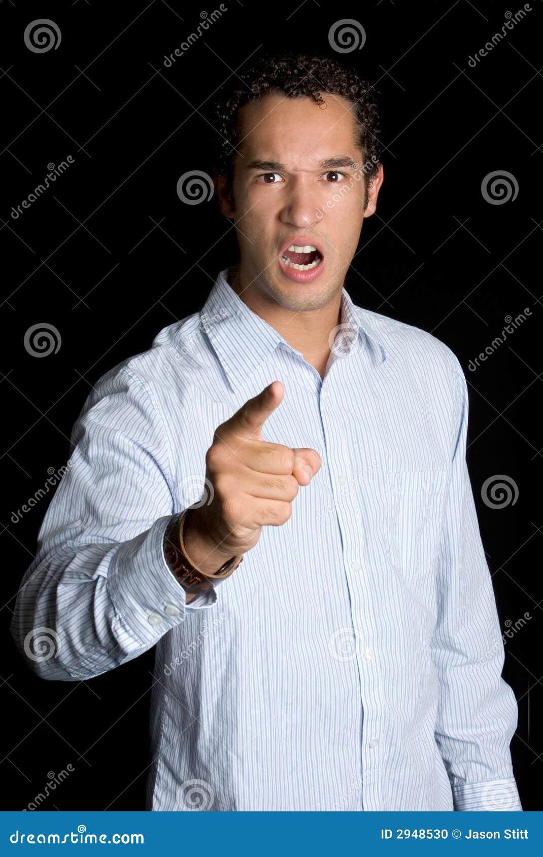 Angry Pointing Man stock photo. Image of angry, expression - 2948530