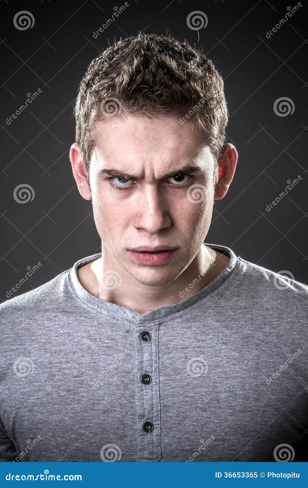 Angry stock image. Image of posing, casual, studio, long - 36653365