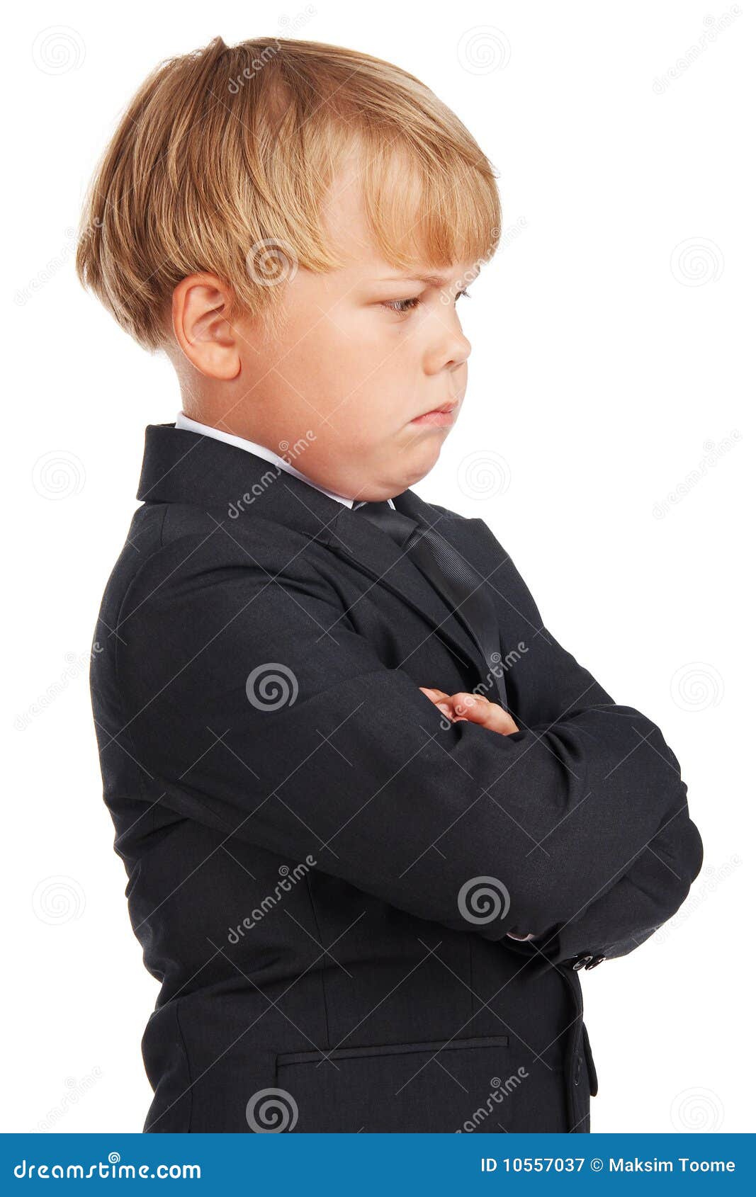 Angry preschooler boy stock image. Image of beautiful - 10557037