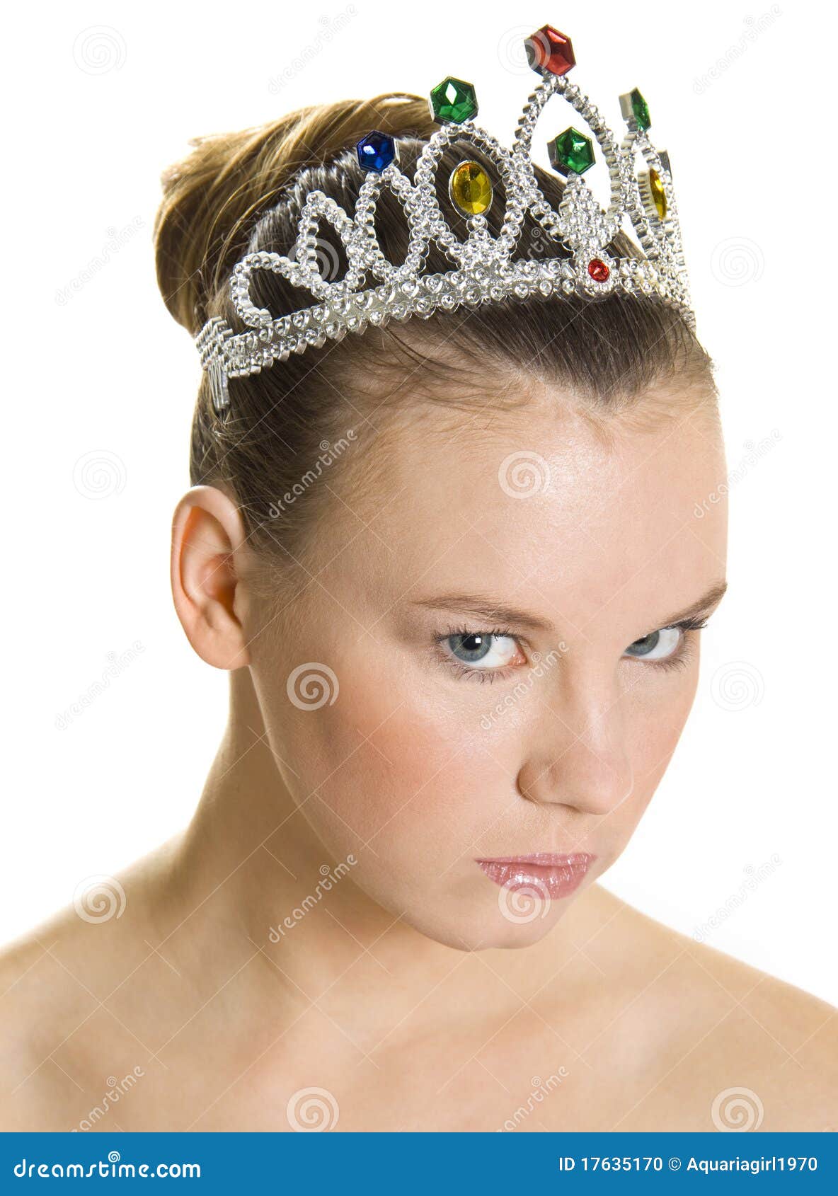 Angry princess stock photo. Image of beauty, beautiful - 17635170
