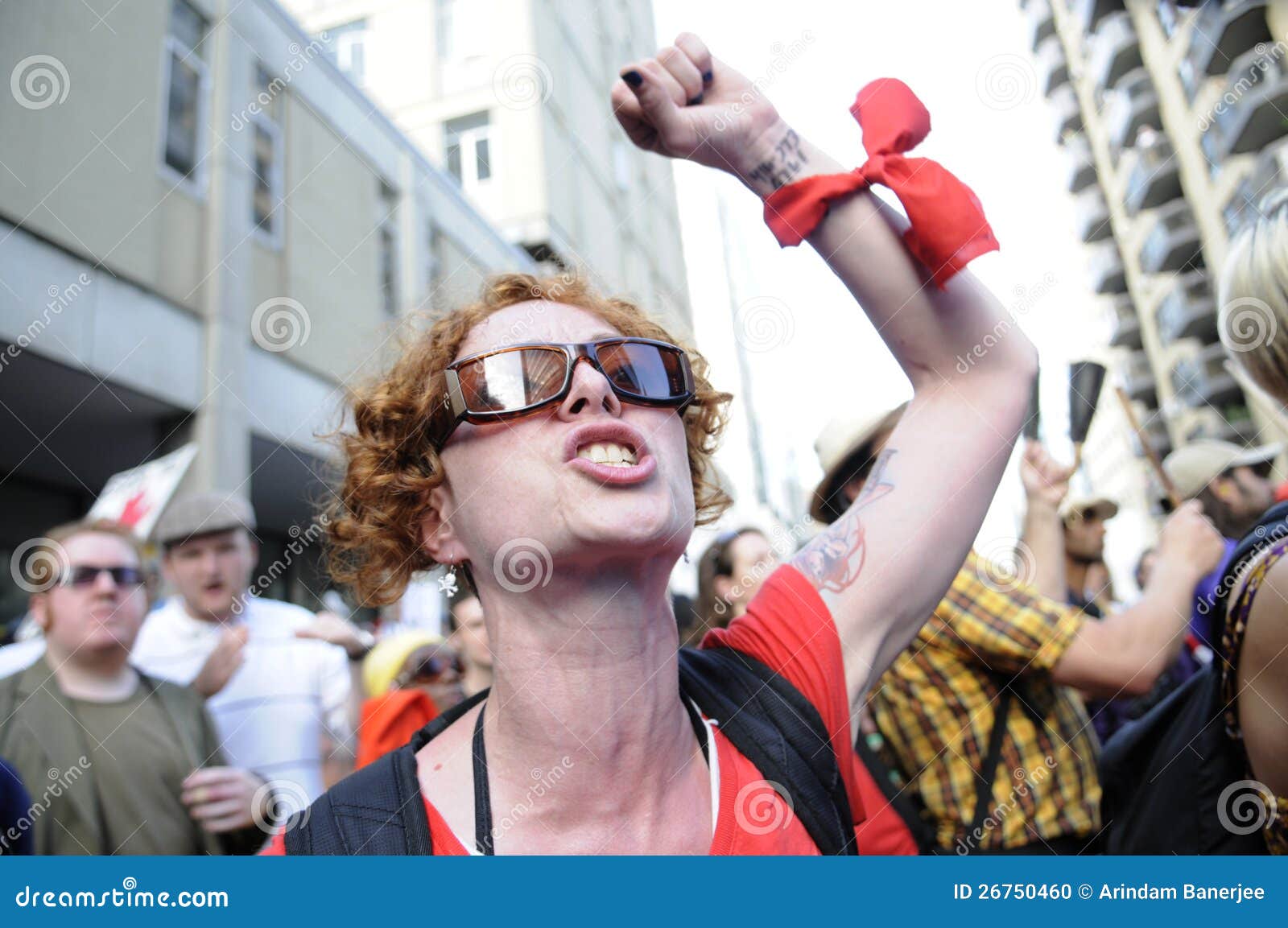 Angry Protester At The Inaugural Parade Editorial Photo | CartoonDealer ...