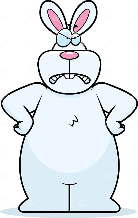 Angry Rabbit stock vector. Illustration of furious, cartoon - 11920980