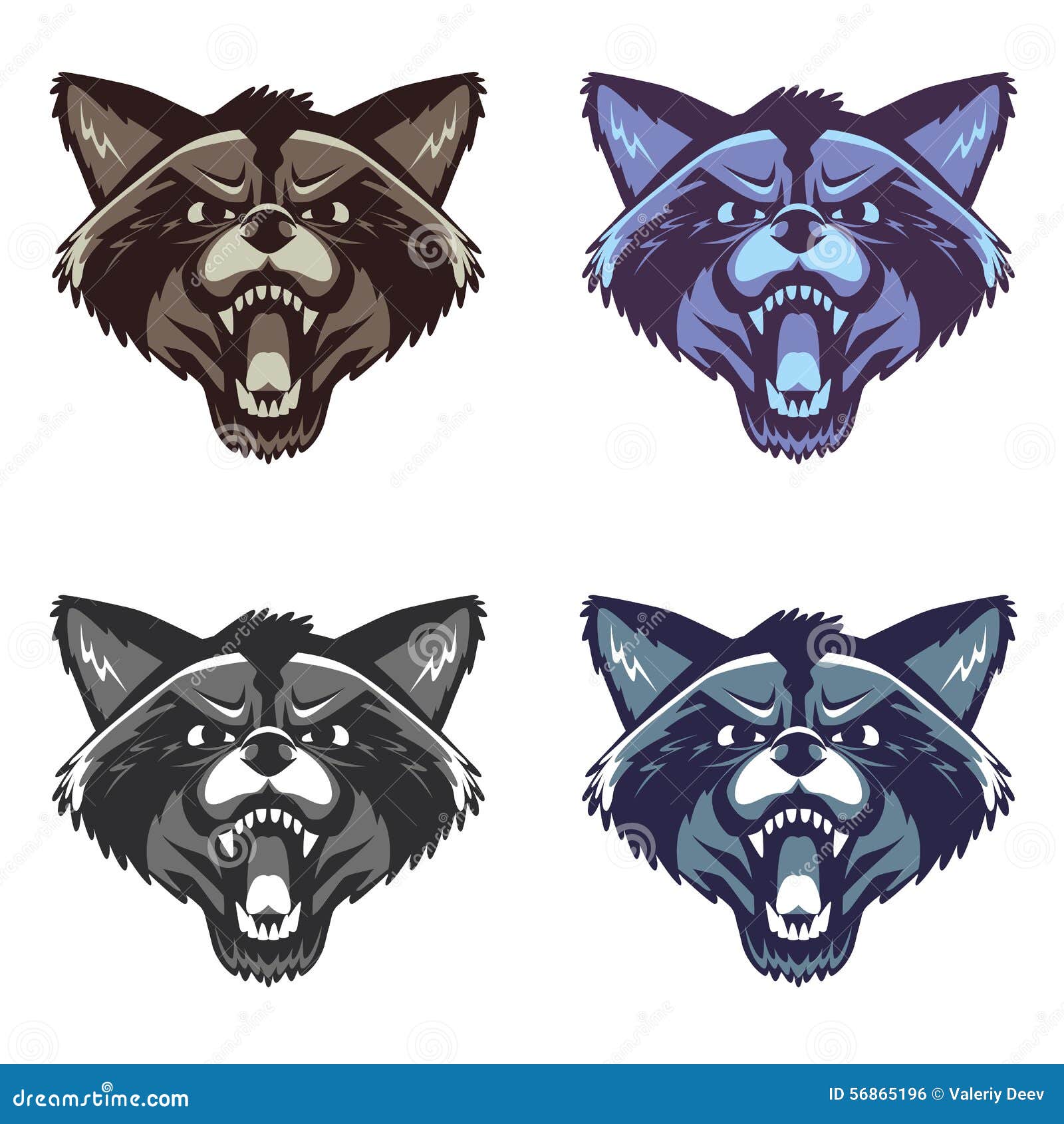 Angry Raccoon Cartoon | CartoonDealer.com #71719311