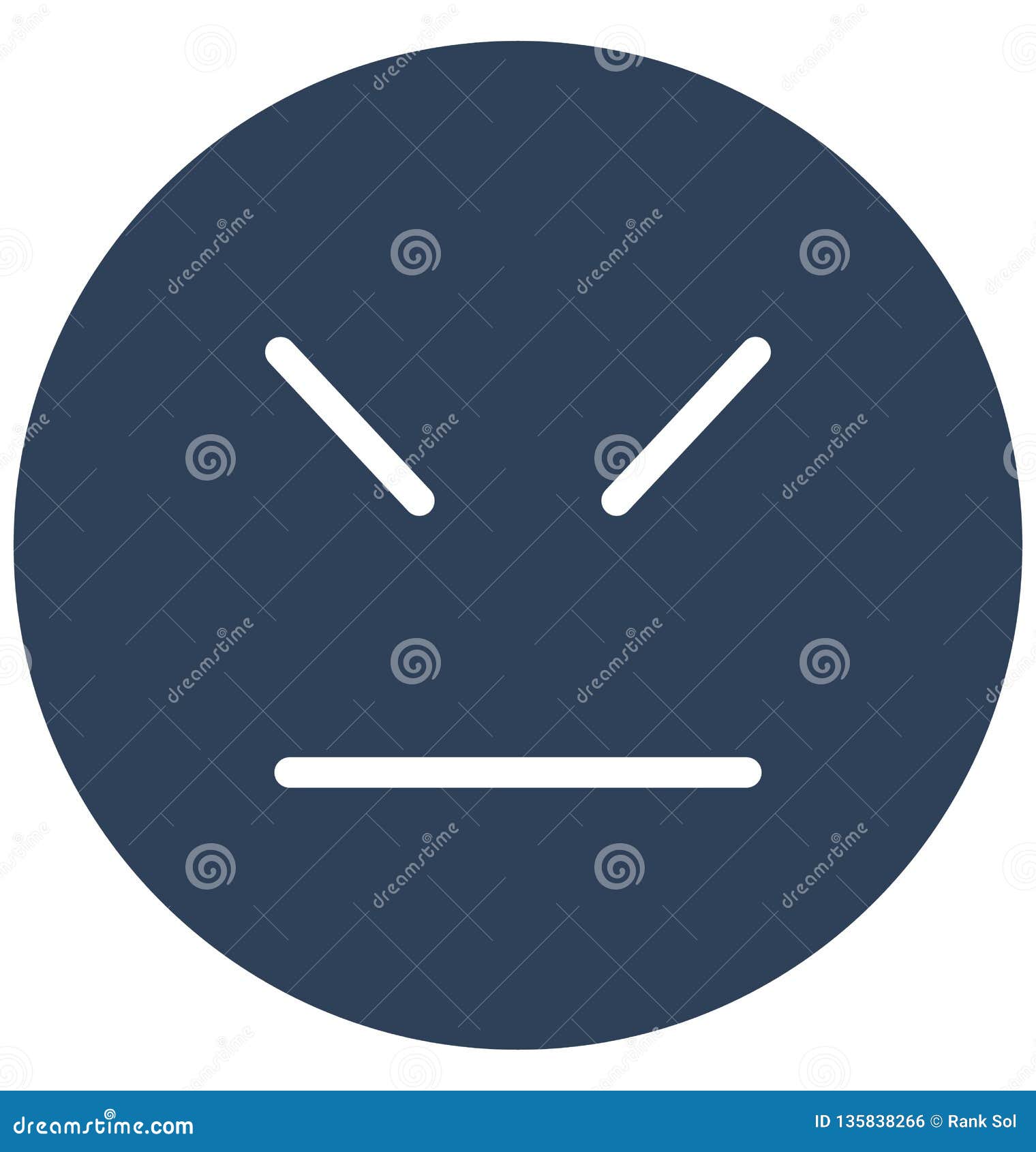 Angry, Rage Vector Isolated Icon Which Can Easily Modify or Edit Stock ...