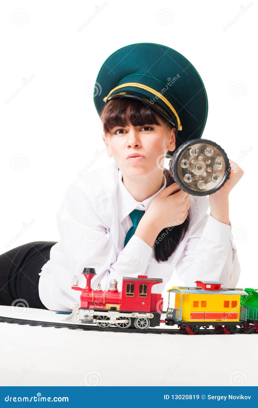 Angry Railroad Worker Look at You Stock Image - Image of adult ...